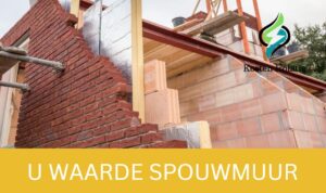 U-Waarde spouwmuur met of zonder isolatie berekenen