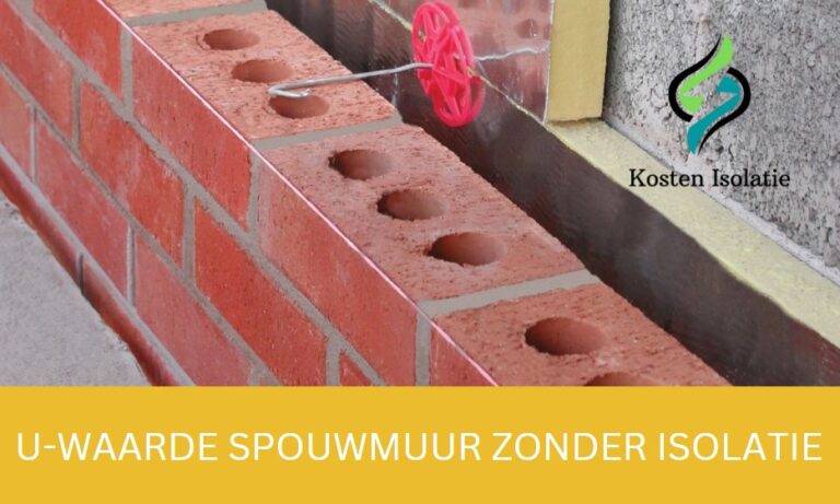U-Waarde spouwmuur met of zonder isolatie berekenen
